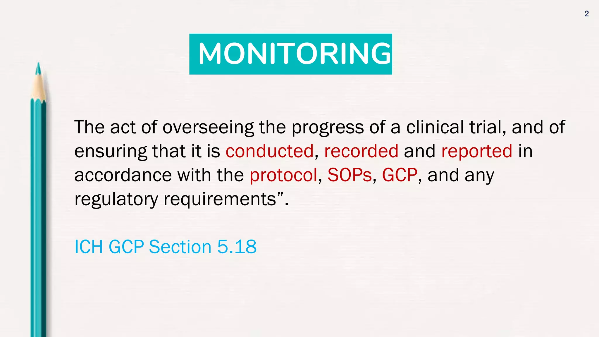 Clinical Trial Monitoring Pptx
