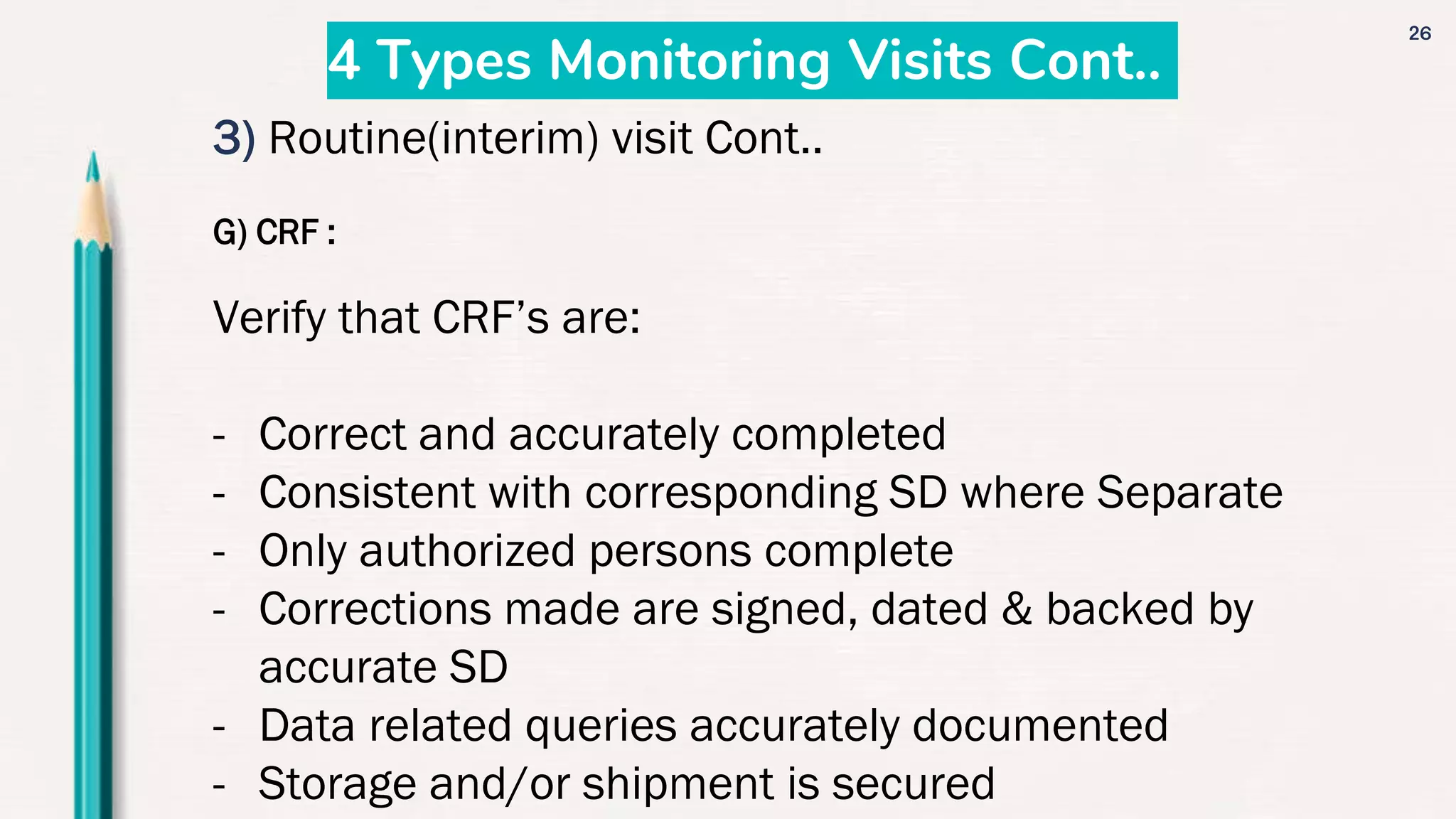 Clinical trial monitoring | PPTX