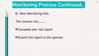 Clinical trial monitoring | PPTX