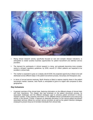 Clinical Trial Patient Recruitment Services Market Size | 2035 | PDF