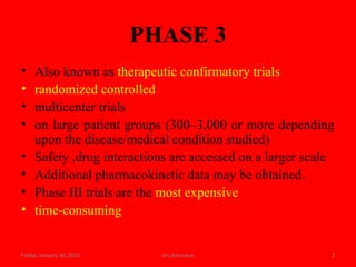 Clinical Trial Phase 3 And 4 | PPT