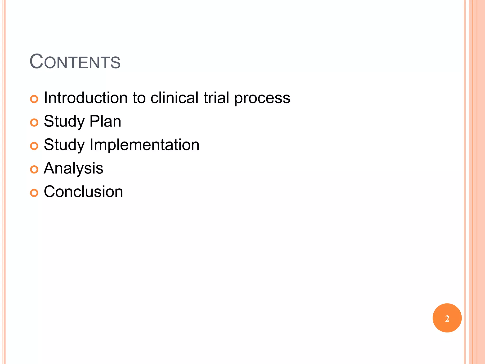 Clinical trial process | PPTX