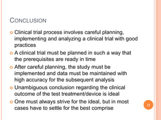 Clinical trial process | PPTX