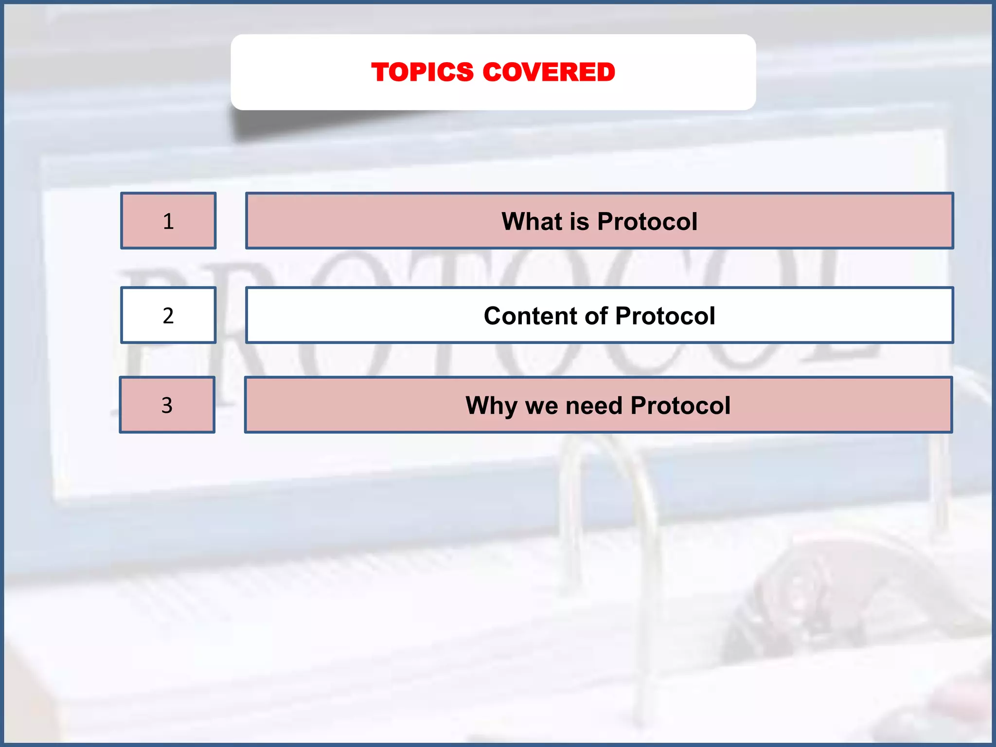 Clinical Trial Protocol | PPTX