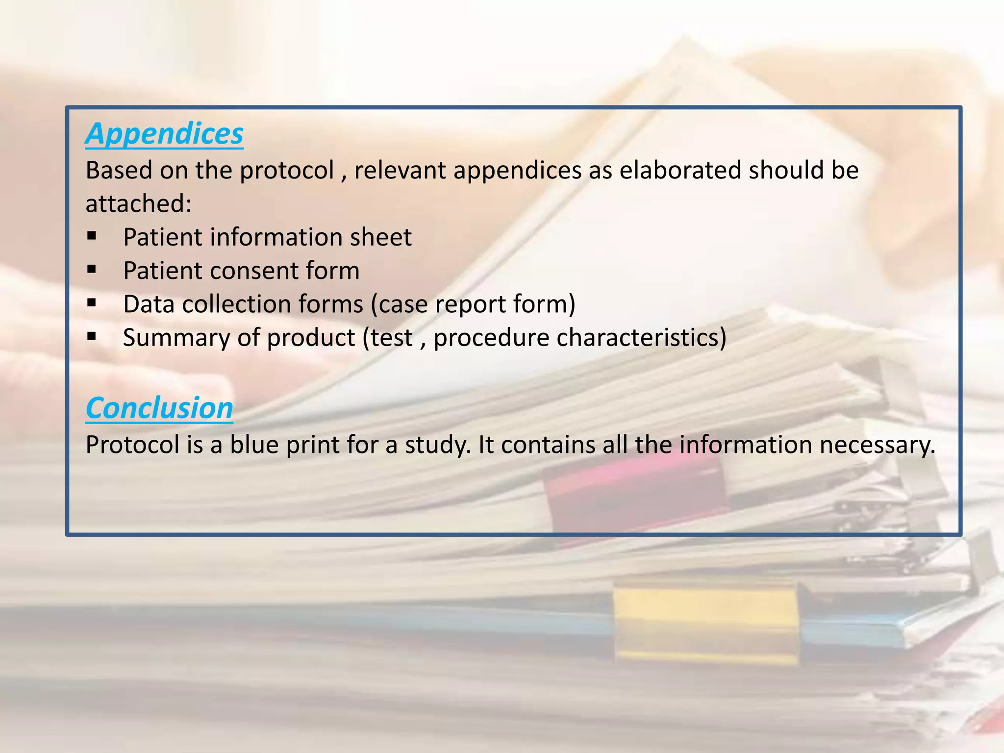 Clinical Trial Protocol | PPTX
