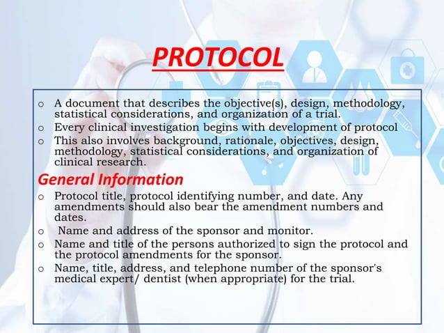 Clinical Trial Protocol | PPTX