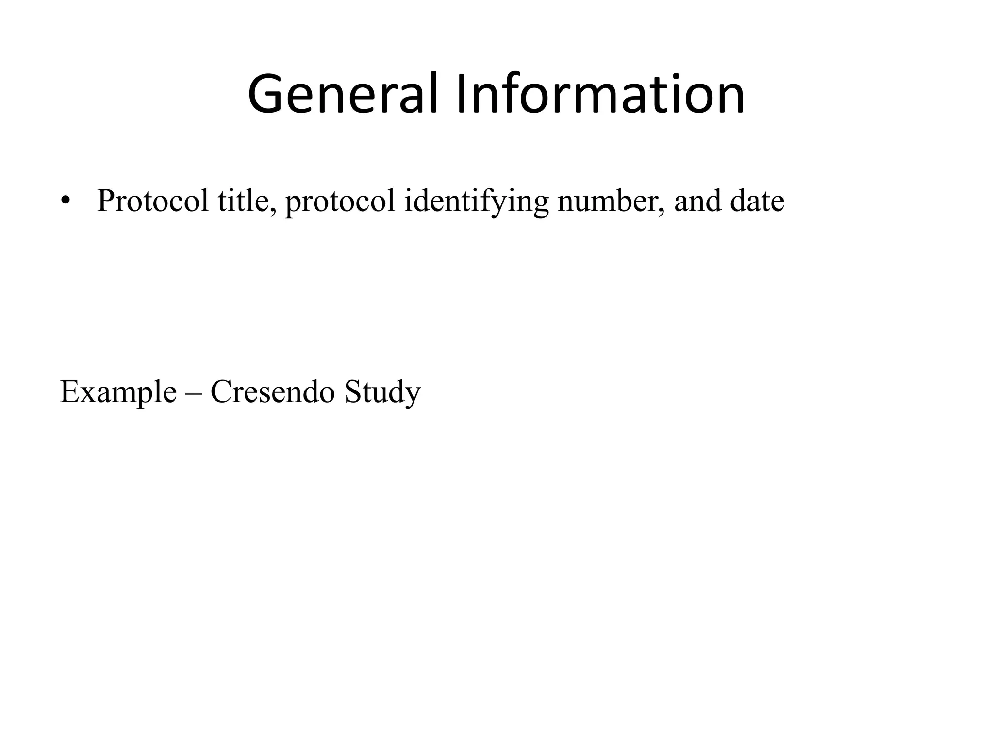 Clinical trial protocol, ammendments, Protocol deviations and ...