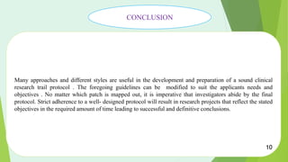 CLINICAL TRIAL PROTOCOL DESIGN ppt presentation.pptx