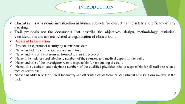 CLINICAL TRIAL PROTOCOL DESIGN ppt presentation.pptx | Pharmaceutical ...