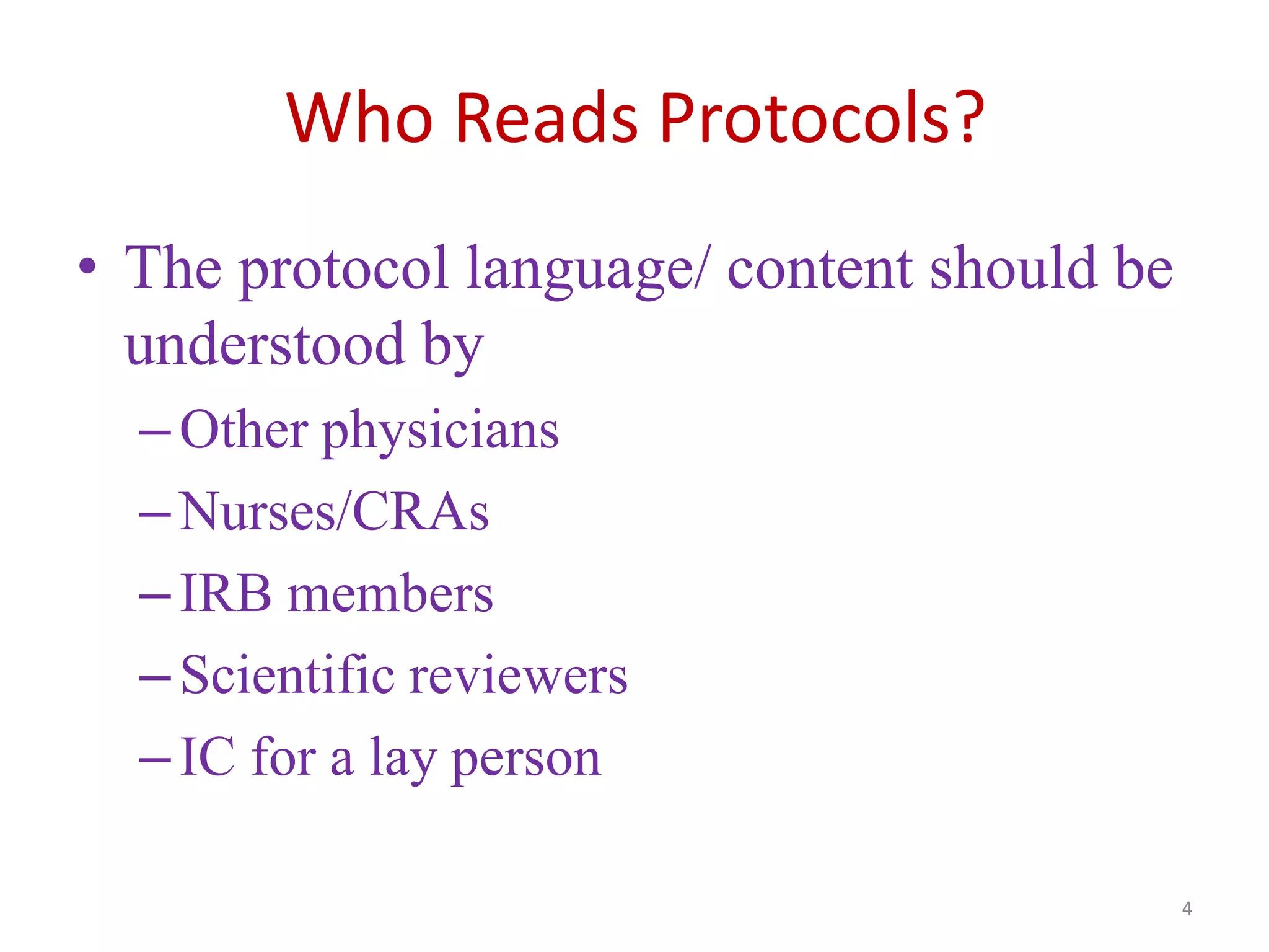 Clinical trial protocol development | PPTX