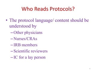 Clinical trial protocol development | PPTX