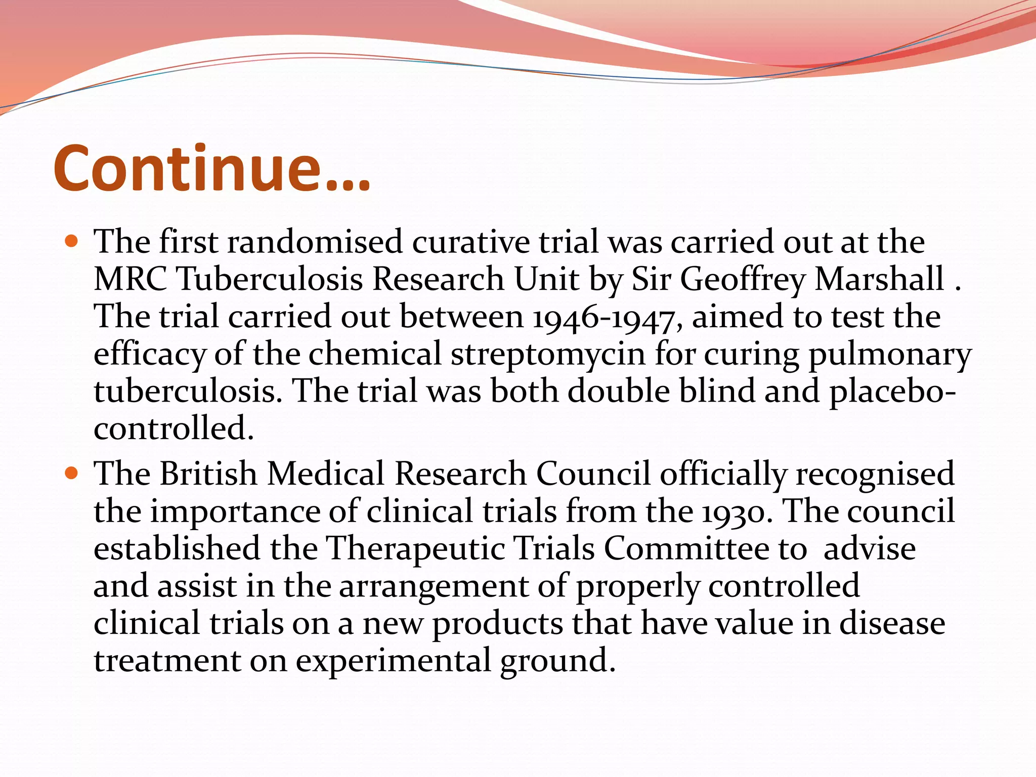 Assignment on Clinical trials | PDF