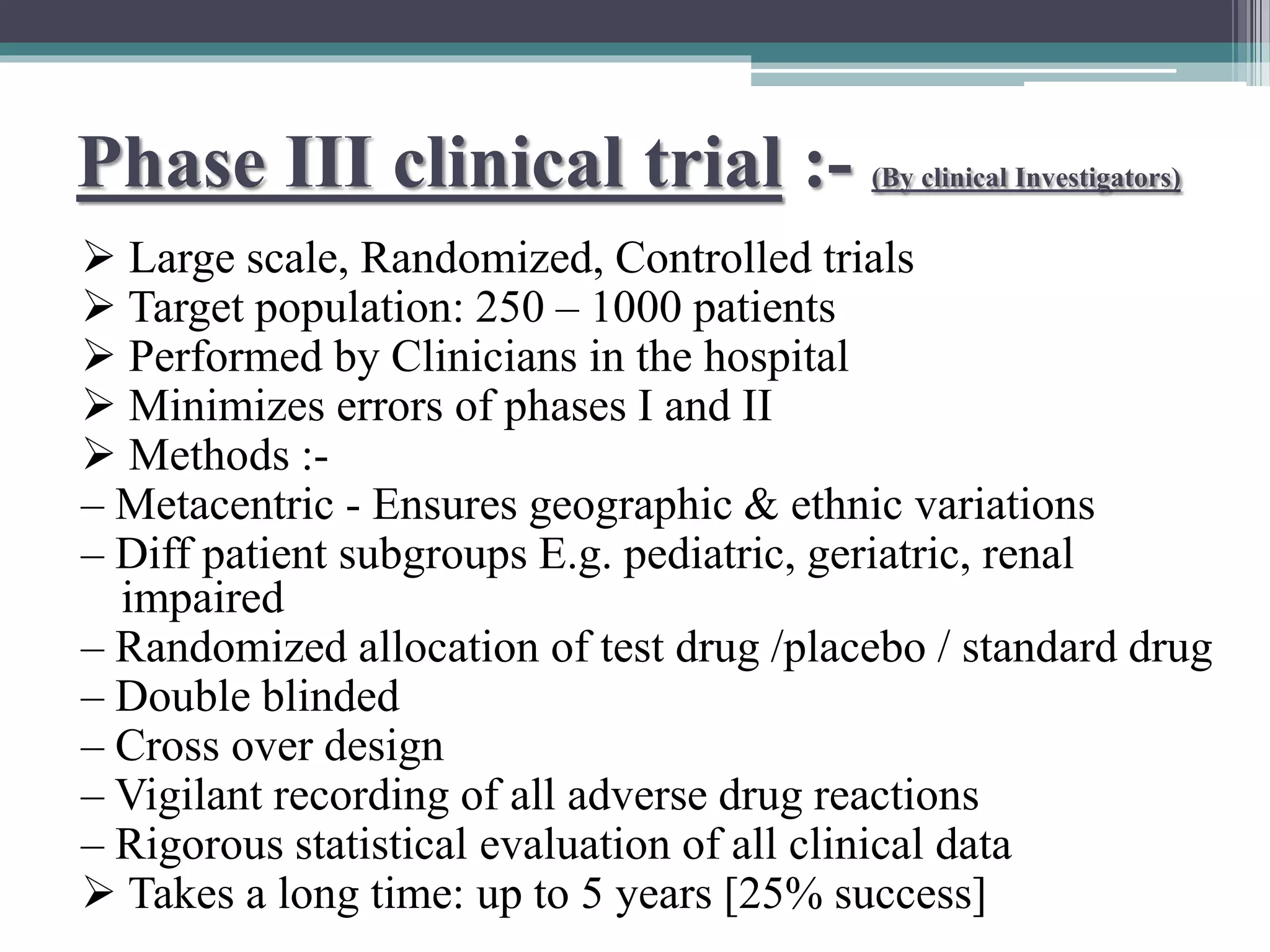 Clinical Trials & its phases. | PPTX