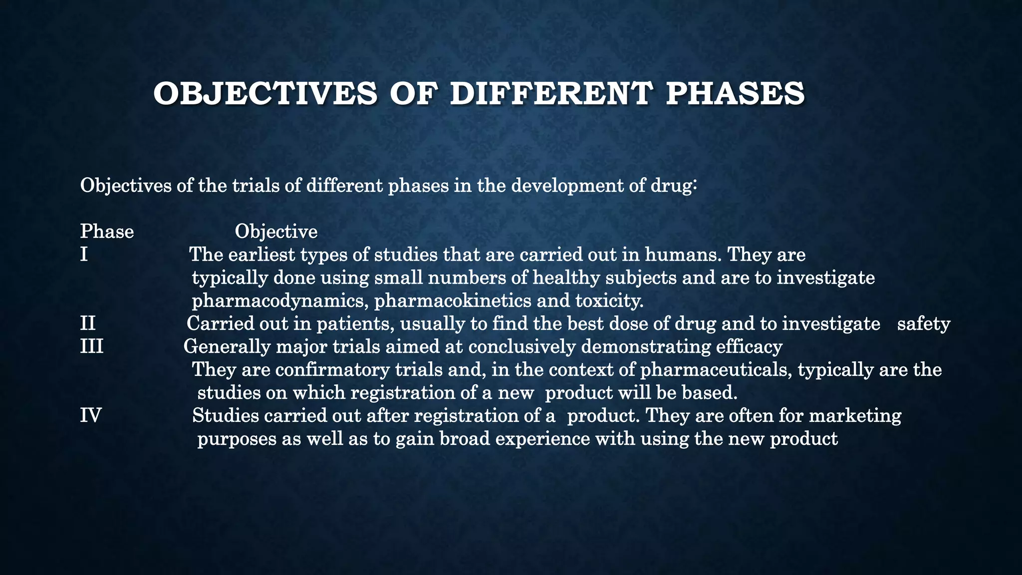 clinical trials and phases ptx | PPTX