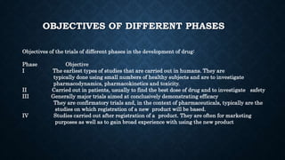clinical trials and phases ptx | PPTX | Pharmaceutical Industry ...