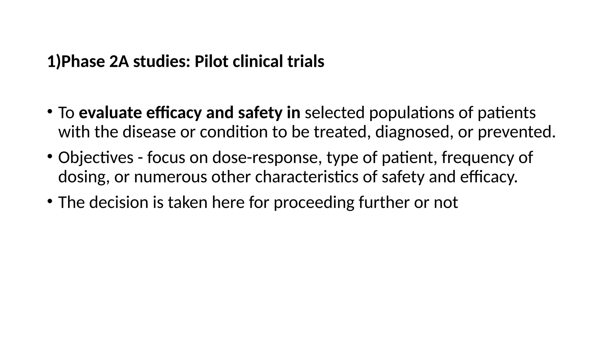 CLINICAL TRIALS - PHASES department of pharmacology | PPTX