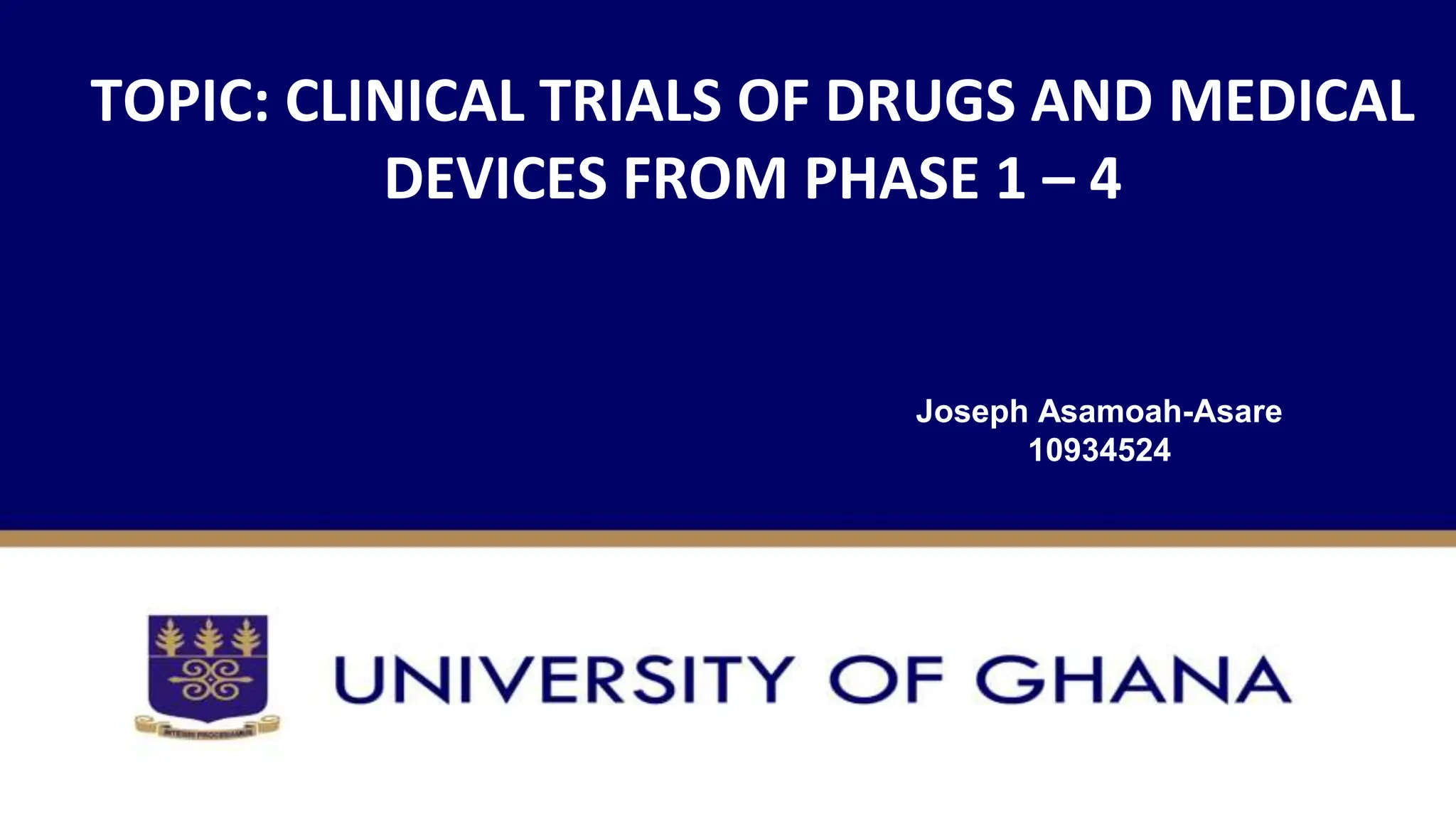 Clinical Trials in biomedical engineering | PPTX