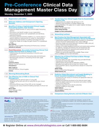 Clinical Logistics Trial | PDF