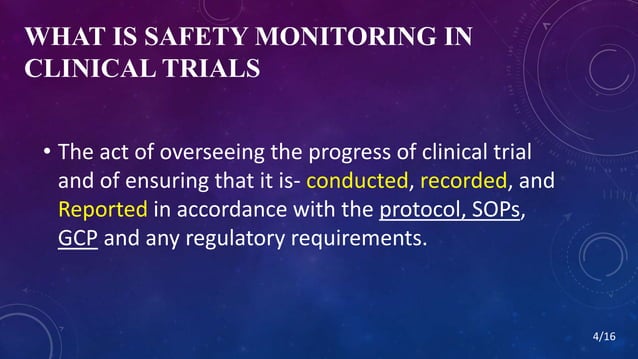 Clinical Trial Safety Monitoring.pptx | Pharmaceutical Drugs | Medical ...