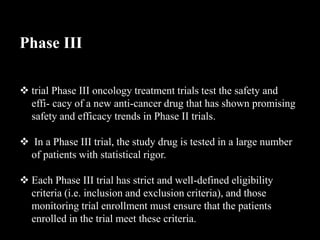 Clinical trials and evidence | PPTX