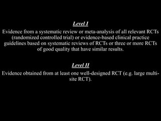 Clinical trials and evidence | PPT