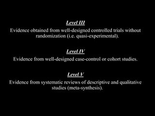 Clinical trials and evidence | PPT
