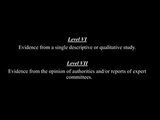 Clinical trials and evidence | PPTX
