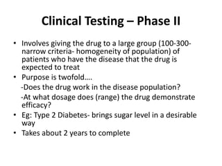 Clinical trials and new drug development | PPTX