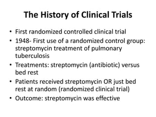 Clinical trials and new drug development | PPTX