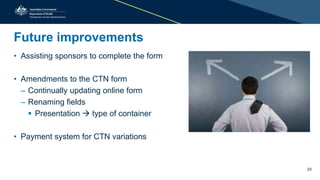 Online Clinical Trial Notification (CTN) | PPTX | Pharmaceutical Drugs ...