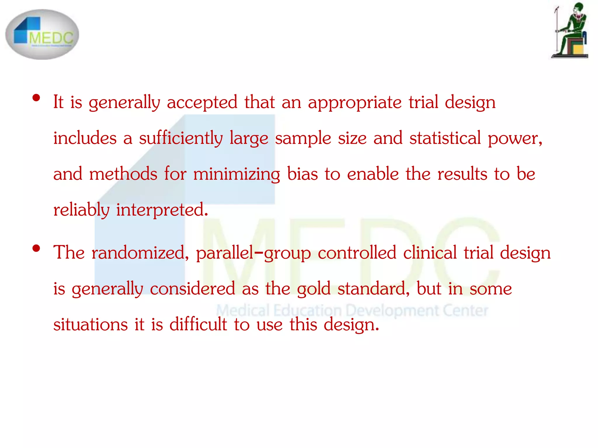 Clinical trials designs | PPTX