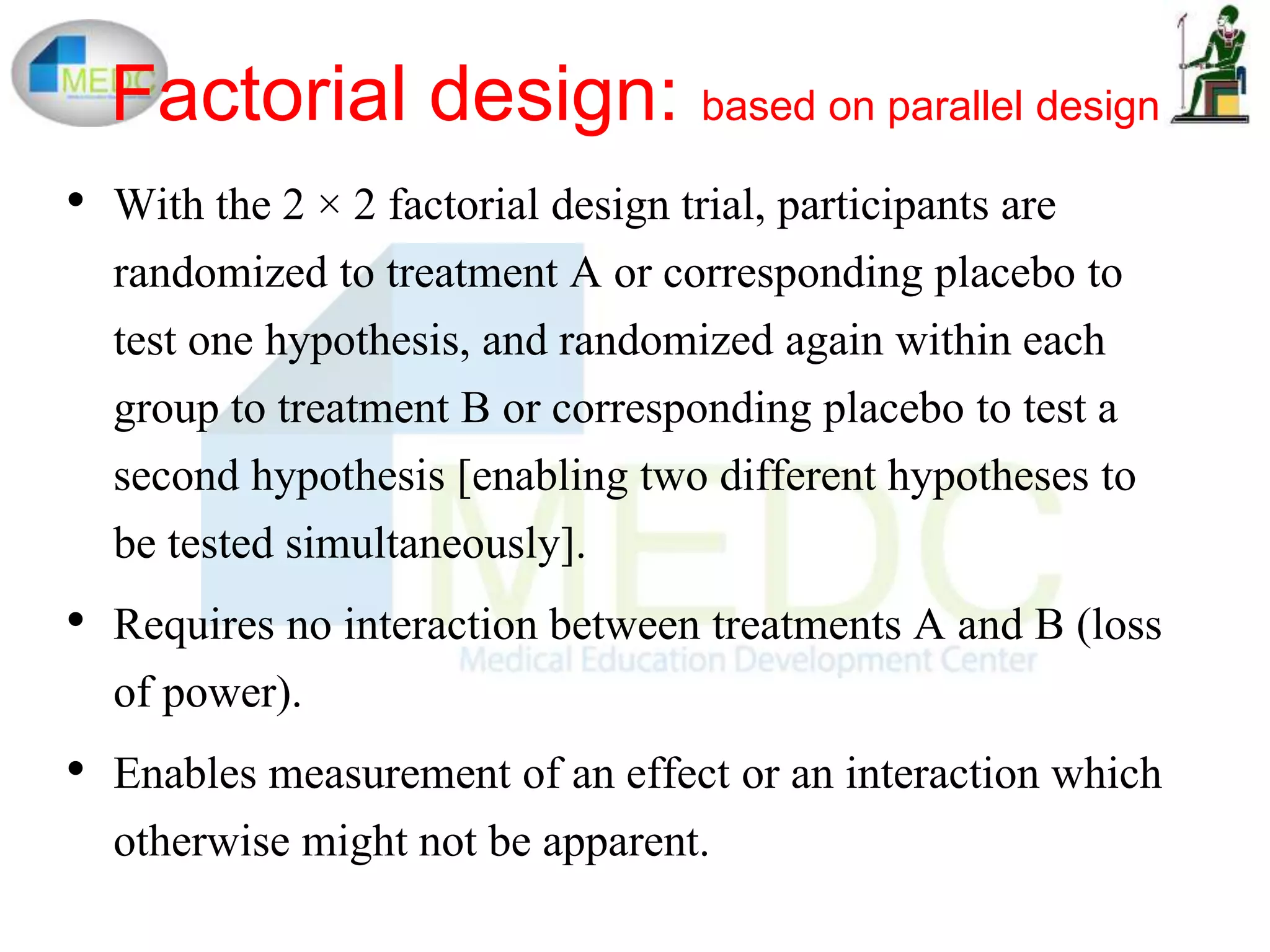 Clinical trials designs | PPTX