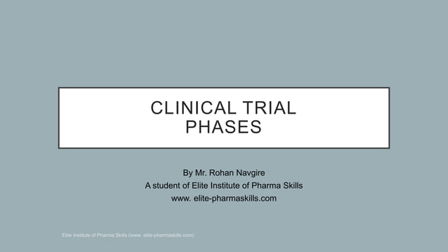 Clinical trials phases: Phase 0 to 4: An Overview | PPTX ...