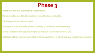 Clinical trials & phases of clinical trials | PPTX