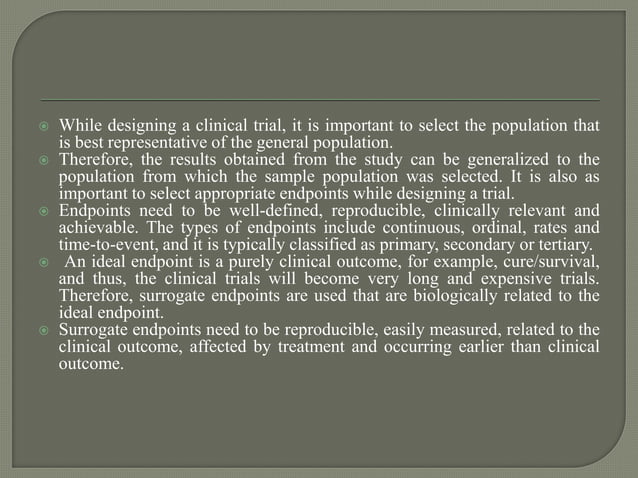 RESEARCH METHODOLOGY- INTERVENTIONAL STUDY DESIGNS: clinical trials ppt ...