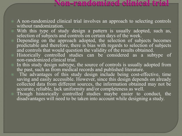 RESEARCH METHODOLOGY- INTERVENTIONAL STUDY DESIGNS: clinical trials ppt ...