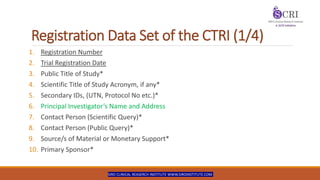 CLINICAL TRIALS REGISTRY-INDIA.pptx