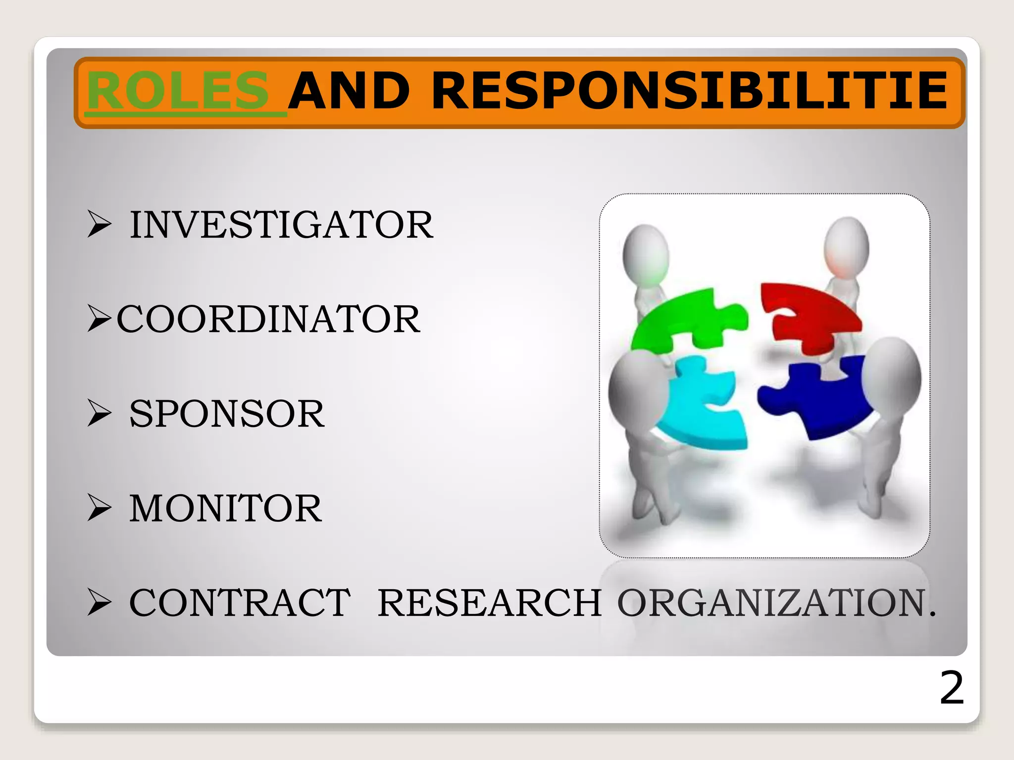 Clinical trial study team | PPTX