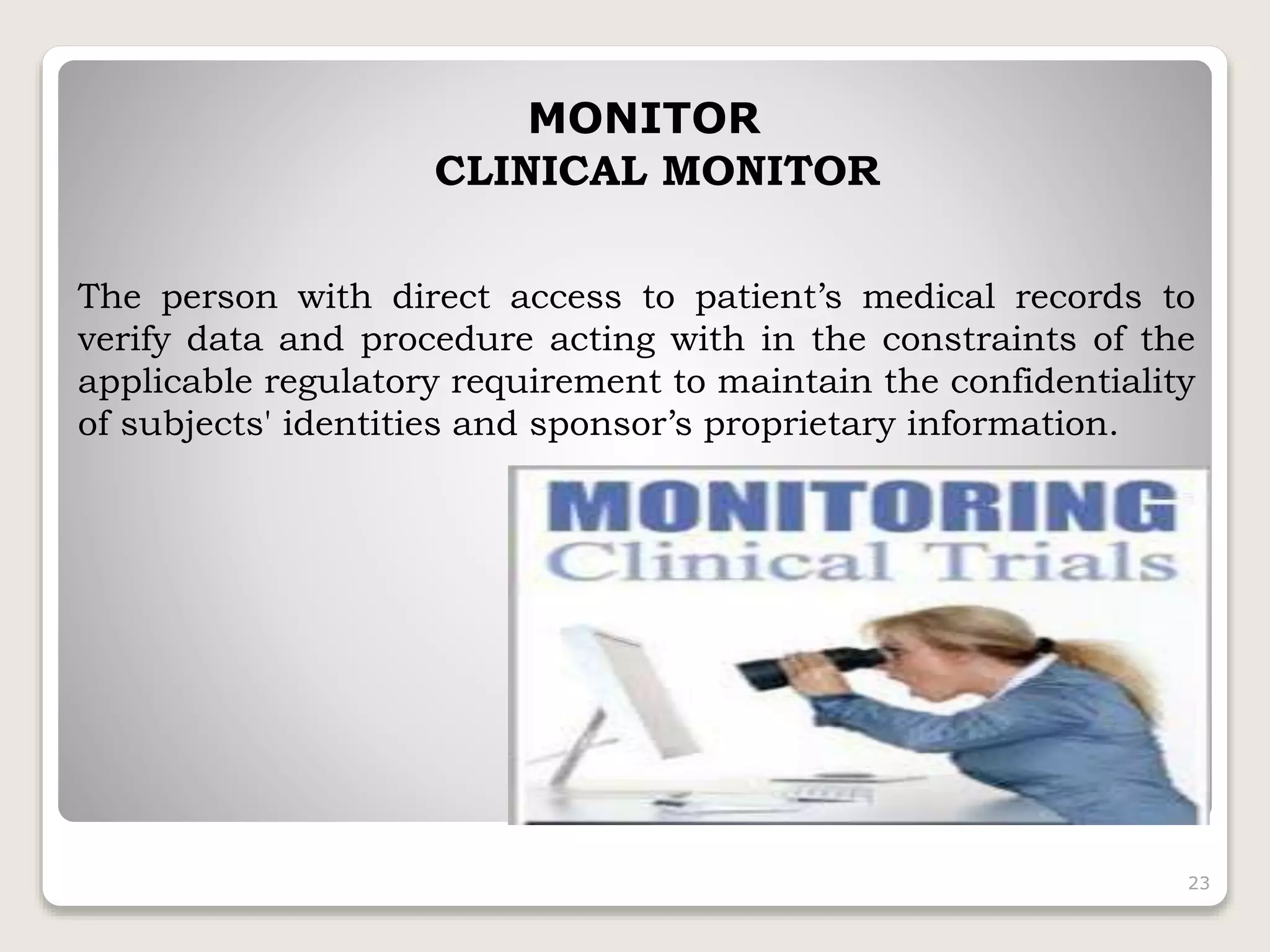 Clinical trial study team | PPTX