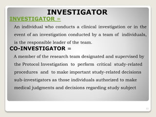 Clinical trial study team | PPTX