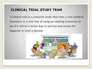 Clinical trial study team | PPTX