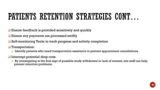 Clinical Trial Recruitment & Retention | PDF