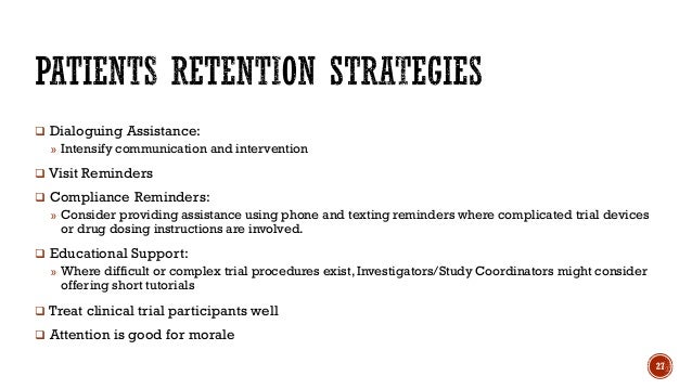 Clinical Trial Recruitment & Retention Clinical Trial Recruitment & Retention