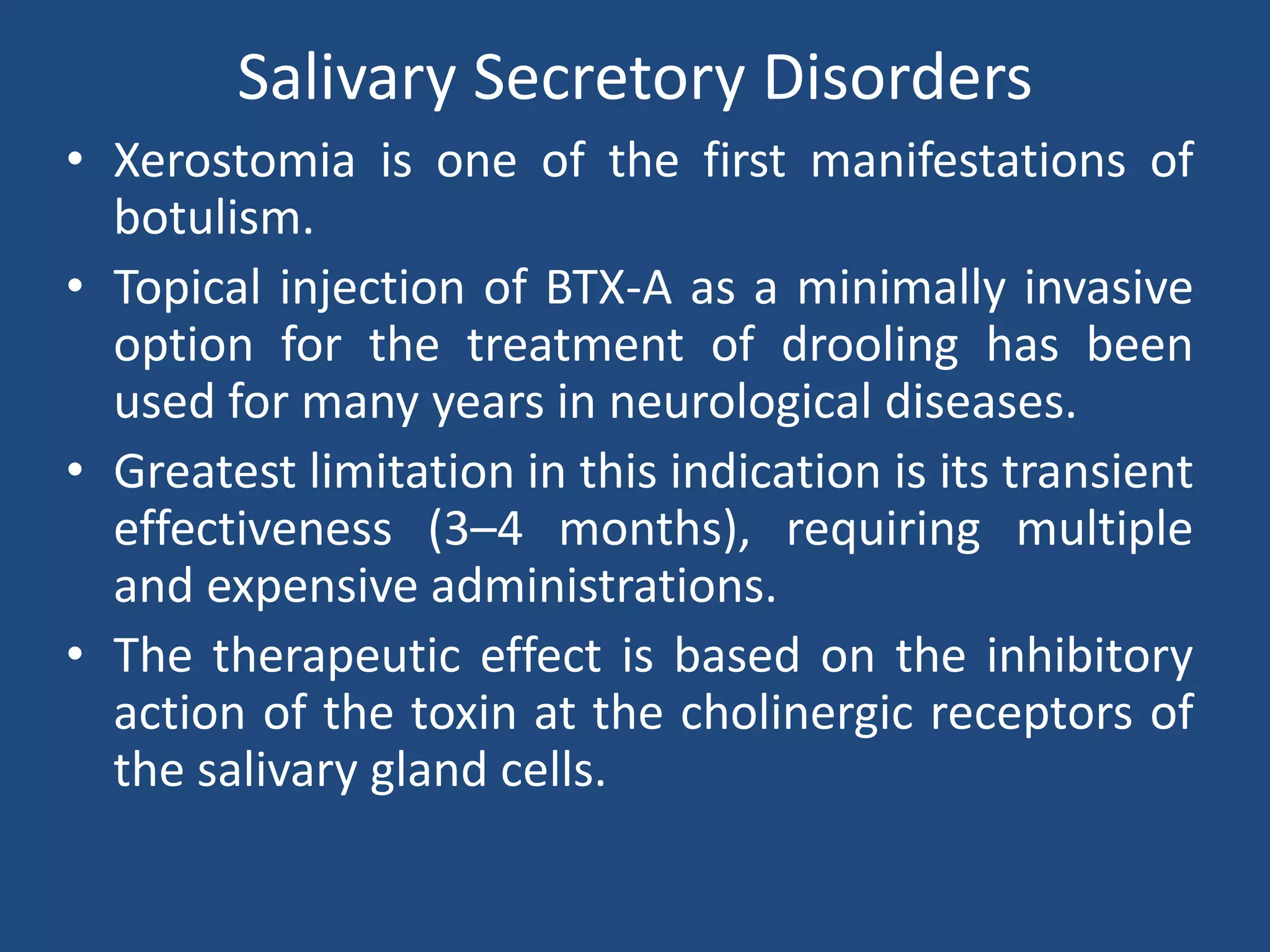 Clinical use of botulinum toxins in omfs | PPTX