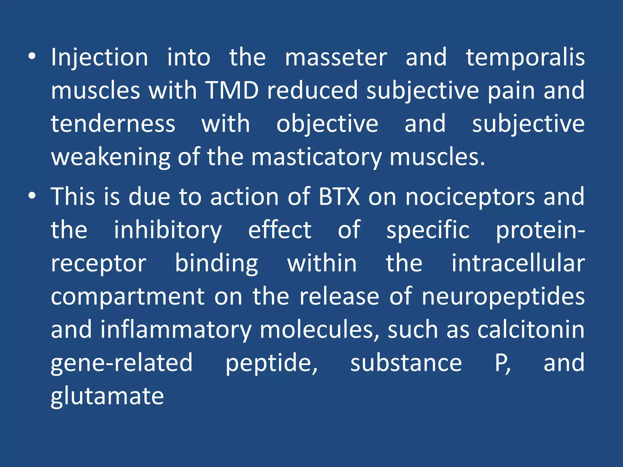 Clinical use of botulinum toxins in omfs | PPTX