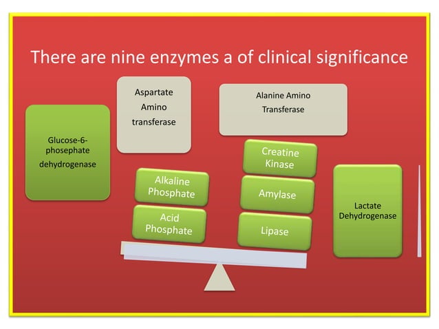 Clinical use of enzymes | PPTX | Endocrine and Metabolic Diseases ...