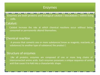 clinical use of enzymes in biochemistry. | PPTX