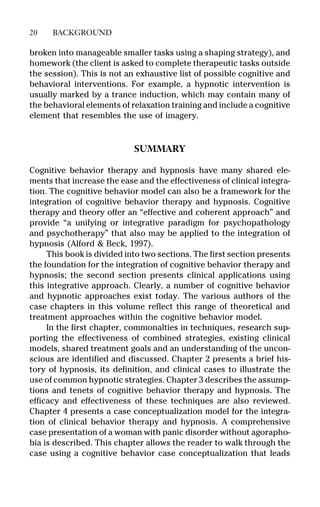 Clinical use of hypnosis | PDF