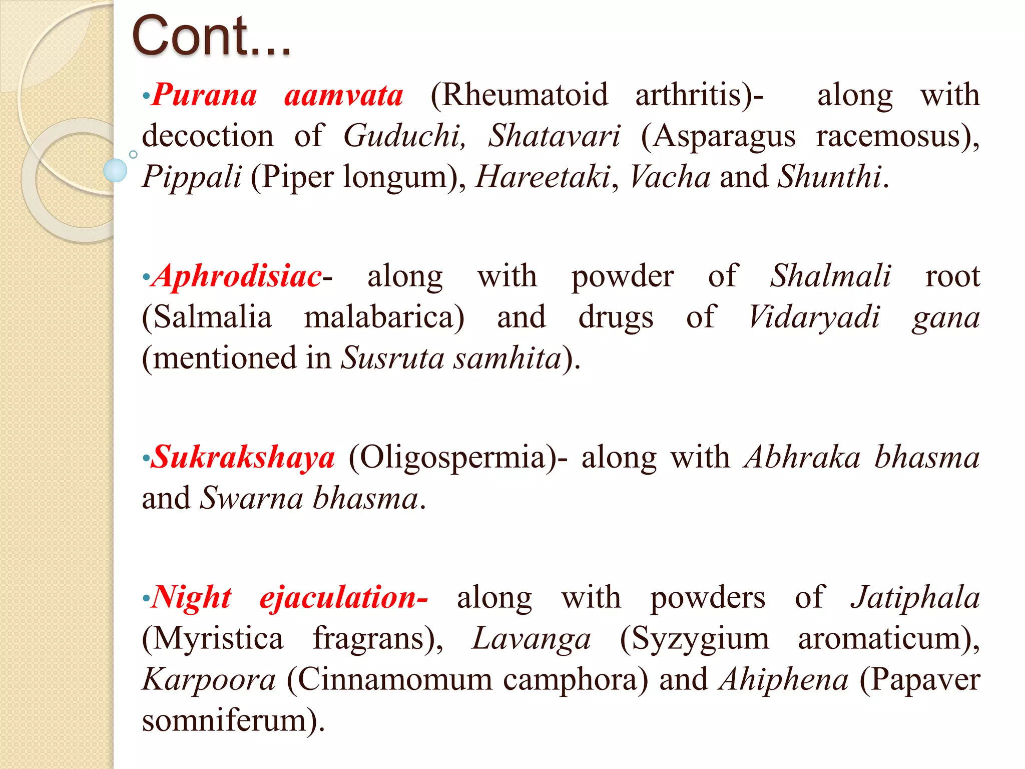 Clinical uses of rasa sindoora | PPTX