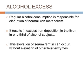 Clinical utility of serum ferritin | PPTX